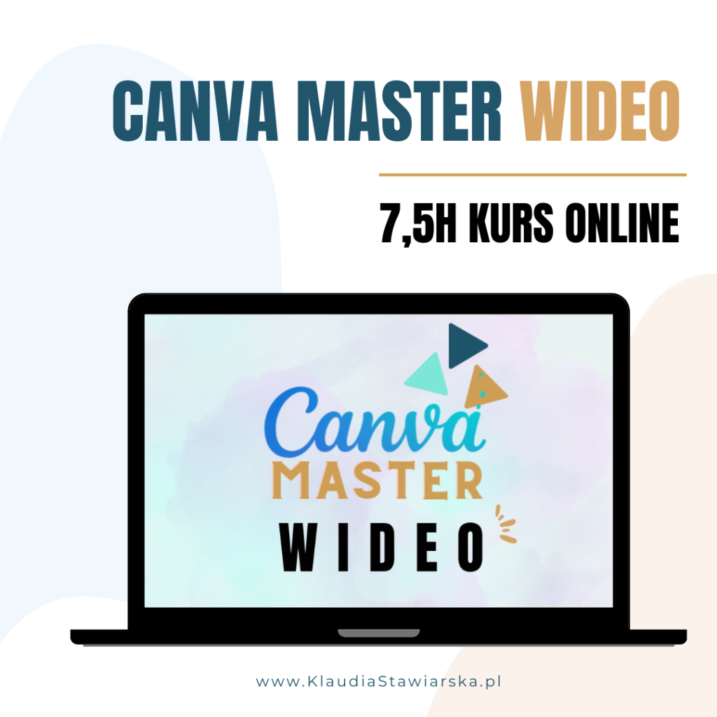 3w1 Pakiet: Canva Grafika + Canva Wideo + Marka Online + Bonusy - Klaudia Stawiarska
