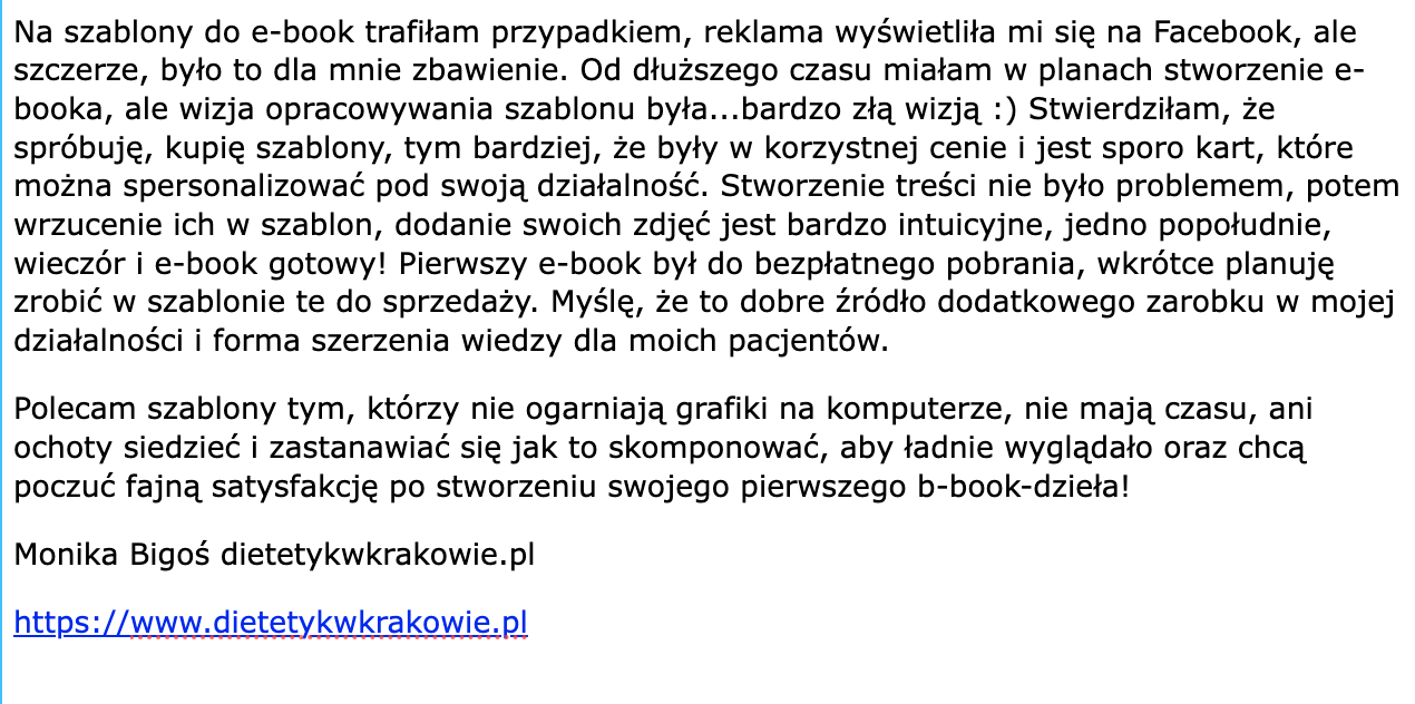 250 szablonów ebooka - Klaudia Stawiarska